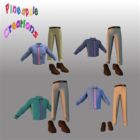 Second Life Marketplace Pc Adam Suit Outfit Fatpack