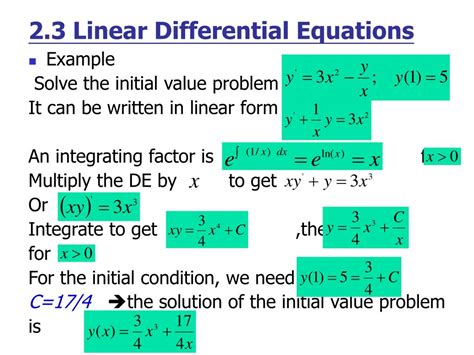 Ppt First Order Differential Equations Powerpoint Presentation Free