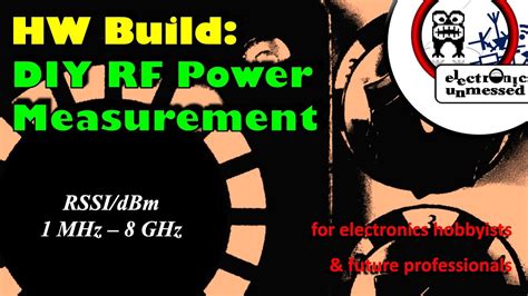 HW BUILD DIY RF Power Measurement Based On Arduino Nano AD8318 Sensor And WS2812 LED EP20