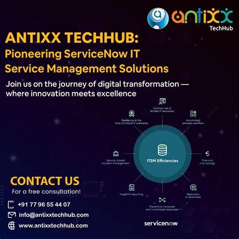 antixx techhub on linkedin antixxtech servicenowitsm digitaltransformation itservices