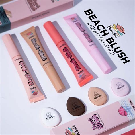 Beach Blusher Liquid Blusher Sobella Corally Peach Sobella Beauty