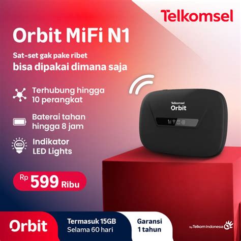 Promo Mifi Router Hkm M21 Orbit Mifi N1 Modem Wifi Telkomsel 4g Lte Bypass Jakarta Pusat