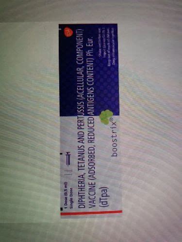 Boostrix Injection At Rs 1350 Piece Boostrix Tdap Vaccine In