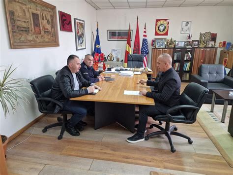 Средба со началникот на градската полиција Хамдин Емини и командирот Игор Маркоски Општина Кичево