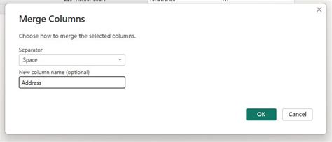 how to use power bi power query editor merging columns