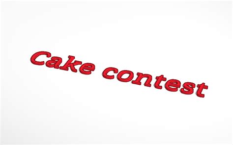 3d Design Cake Contest Ended Tinkercad