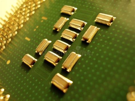 Microprocessor Stock Image Image Of Circuit Capacitor 20195723