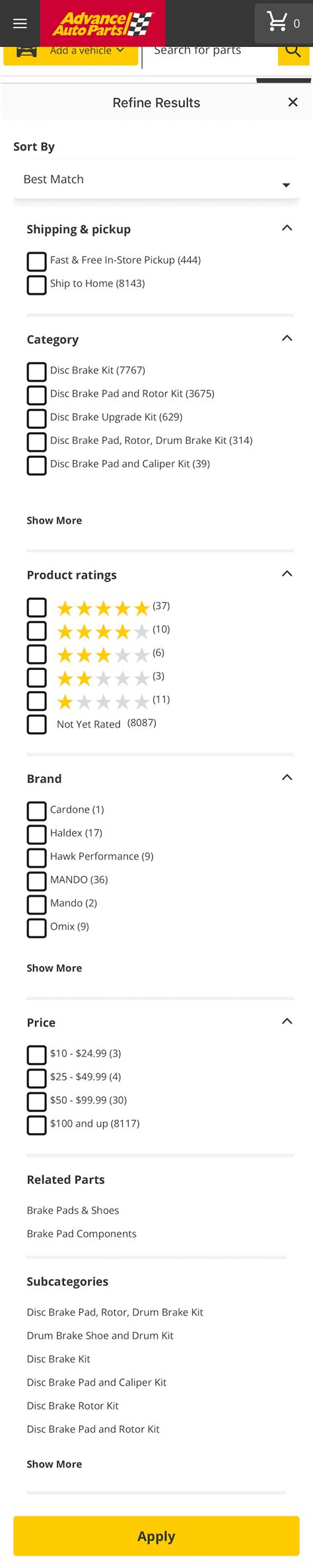 Advance Auto Parts Mobile Sorting Tool 174 Of 520 Sorting Tool