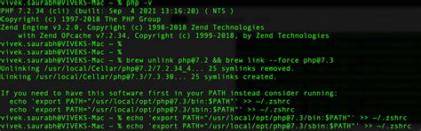 Installing And Switching Between Multiple Versions Of Php The Best And Easy Way On Macos By