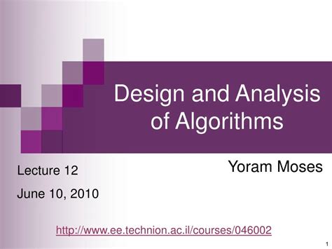 Ppt Design And Analysis Of Algorithms Powerpoint Presentation Free