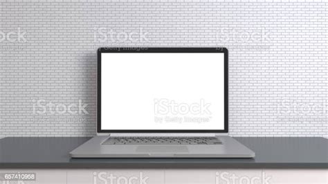 사무실 테이블에 흰색 화면으로 컴퓨터입니다 3 차원 일러스트 레이 션 0명에 대한 스톡 사진 및 기타 이미지 0명 Html 공란 Istock