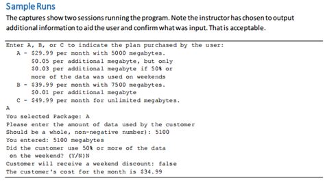 write a program that calculates a customer s monthly