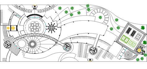 Landscaping Plot Detail Dwg File Cadbull