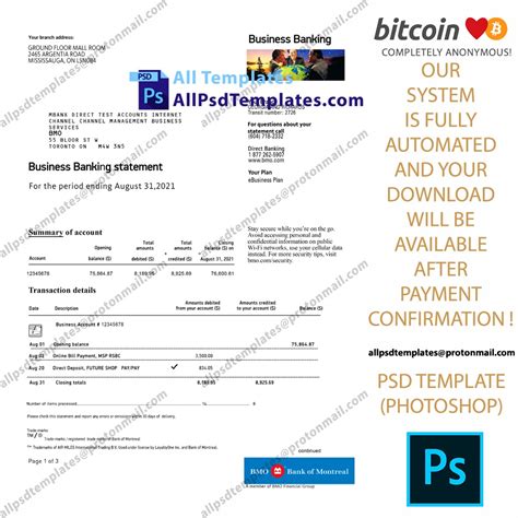 Bmo Harris Bank Statement Template Bmo Harris 300 Checking And 200 Savings In Branch Bonuses