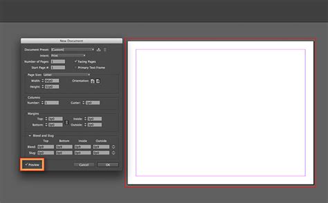 Set A Print Bleed In Indesign Adobe Indesign Cc Tutorials
