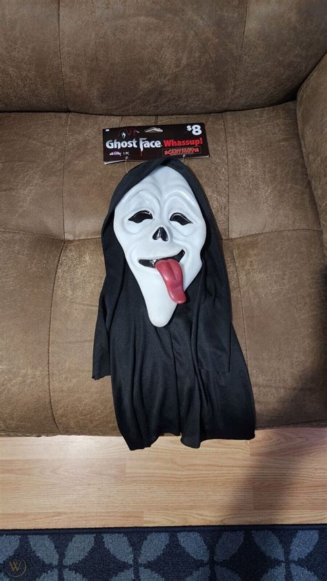 Scream Ghostface Scary Movie Whassup Tongue Stoned Mask Wassup Ghost