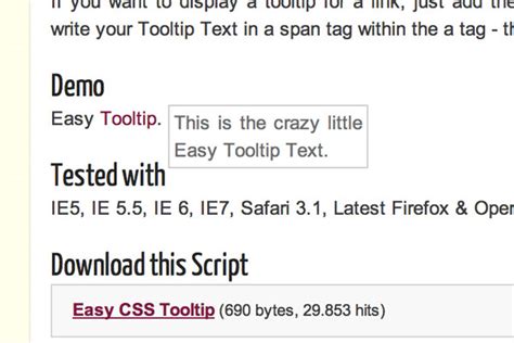 15 Website Untuk Membuat Tooltips Dengan Javascript Atau Css