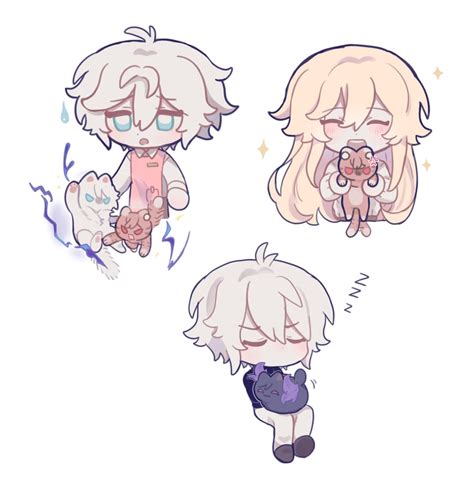 Sandalphon Belial Lucifer Lucilius And Helel Ben Sahar Granblue Fantasy Drawn By Schw Iss