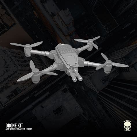 Stl File Drone Kit 3d Printable Files For Action Figures 🦸‍♂️ Obj ・3d Printing Model To