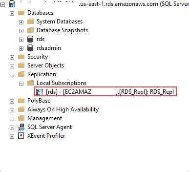Configure Replication Between An On Premises SQL Server And AWS RDS SQLServerCentral