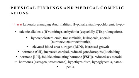Anorexia Nervosa Eating Disorder Psychologypptx