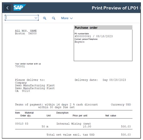 Purchase Report In Sap