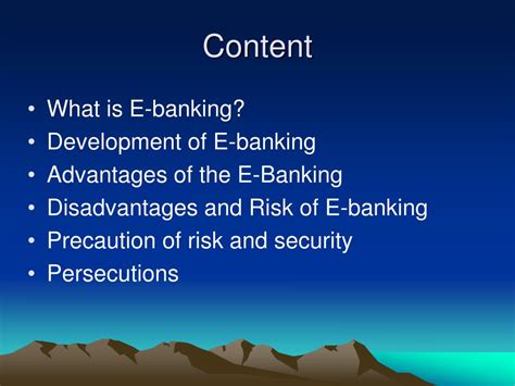 PPT E Banking PowerPoint Presentation Free Download ID 261177