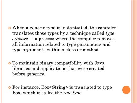 Ppt Generics In Java Powerpoint Presentation Free Download Id2780155