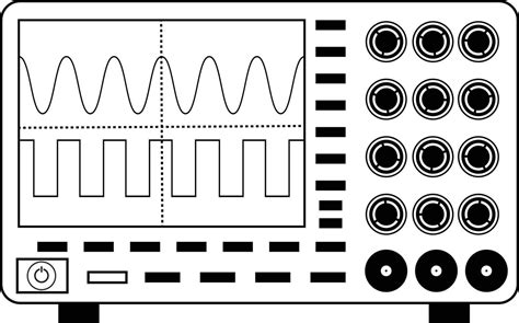 Oscilloscope Icon On White Background Flat Style 11411860 Vector Art At Vecteezy