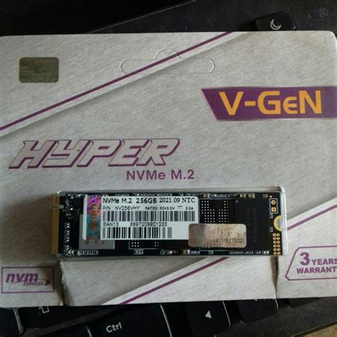 Jual Ssd Nvme Vgen Gb Bekas Pakai Normal Nvme V Gen Gb Nvme V Gen Gb Shopee Indonesia