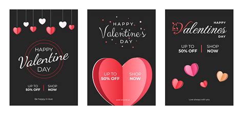 발렌타인 데이 세일 미니멀리즘 포스터 종이 귀여운 하트 벽지 전단지 초대장 포스터 브로셔 배너에 사용할 수 있습니다 인쇄물에 적합한 판매 템플릿 벡터 그림 개념 2월에 대한