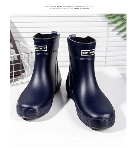 야외 남성 방수 장화 고무 부츠 유니섹스 작업 신발 미끄럼 방지 남성 부츠 특수 신발 낚시 부츠 사이즈 39 44 Aliexpress