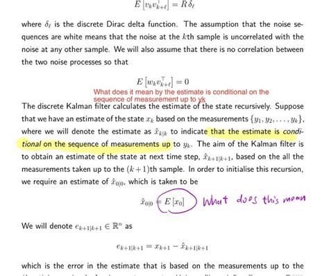 Solved 11 2 Discrete Kalman Filter As With The