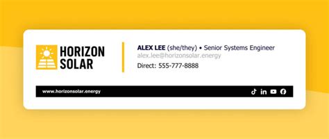 Examples Of Pronouns In Email Signature Visual Placement Tips SignatureSatori