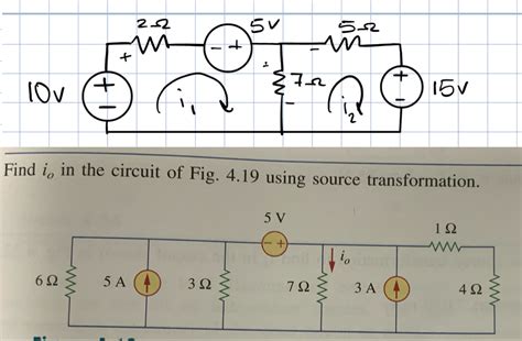 Solved Find Io ﻿in The Circuit Of Fig 419 ﻿using Source