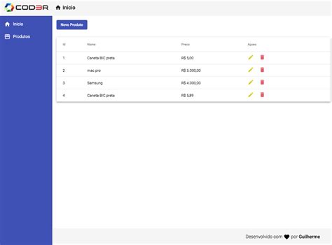 Github Guitoledoindustrystore Aplicação Feita Com Html Css