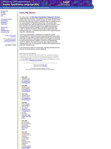 Process Specification Language Psl Bpi The Destination For