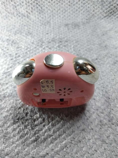 Pink Table Top Analog Clock Furniture And Home Living Home Decor