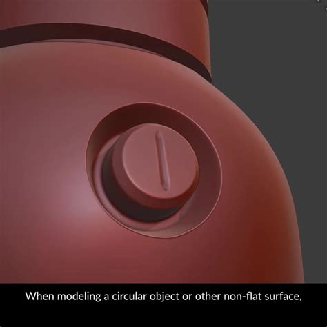 Daily Blender Tip When Modeling A Circular Object Or Other Non Flat Surface You Can Add Holes