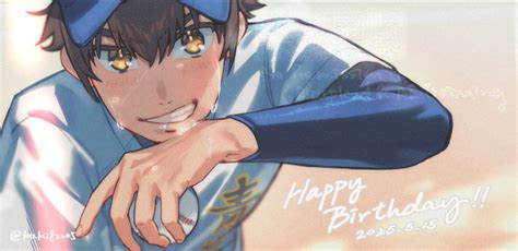 Safebooru 1boy Ace Of Diamond Ball Baseball Baseball Cap Baseball