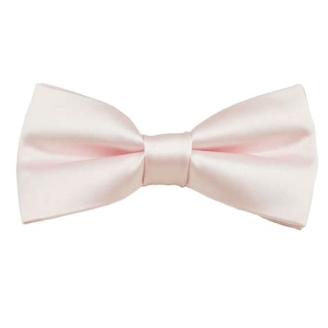 Plain Blush Bow Tie From Ties Planet Uk
