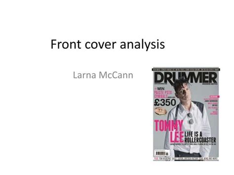 Magazine Cover Analysis Pptx Magazine Cover Analysis Pptx