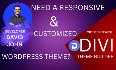 Build Wordpress Website With Divi Builder Using Divi Theme By Davidjohndeve Fiverr