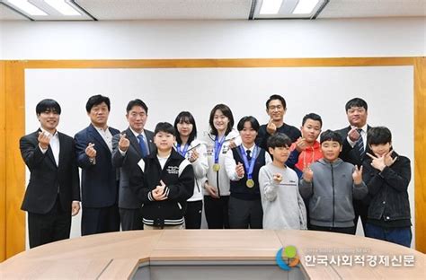 부산시 제104회 전국동계체육대회 입상선수단 초청 격려