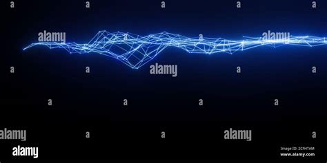 Modern Abstract Polygonal Wireframe Structure Virtual Background Digital Technology Science