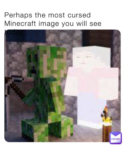 Perhaps The Most Cursed Minecraft Image You Will See Today