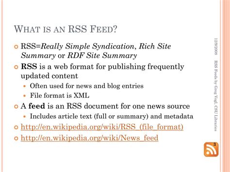 Ppt Rss Feeds Powerpoint Presentation Free Download Id1580337