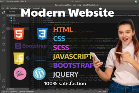 Design Modern Responsive Website With Html Css Bootstrap 4 By Allprowp