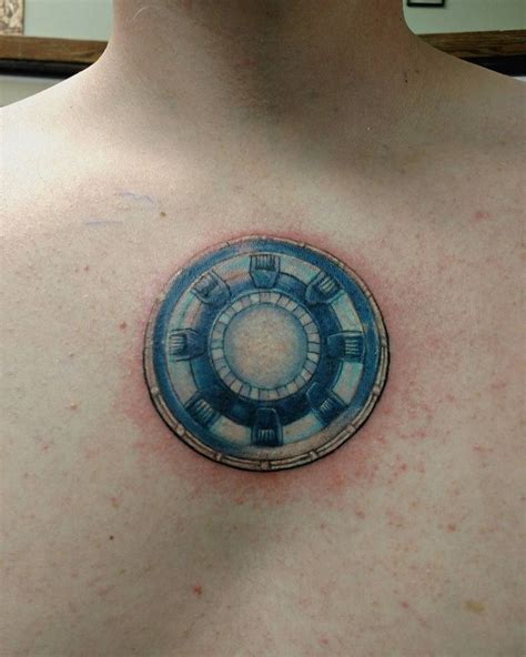 Ironman Arc Reactor Tatoeages