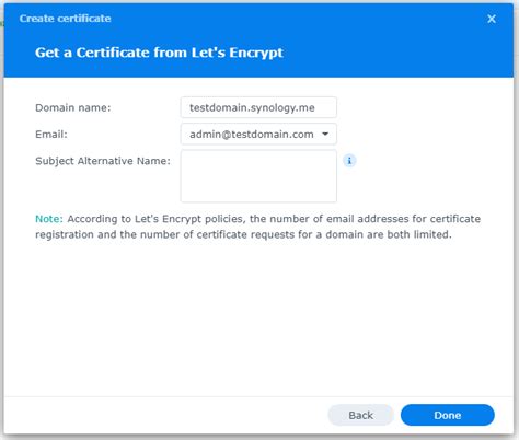 Setup Synology Ldap Server And Certificates